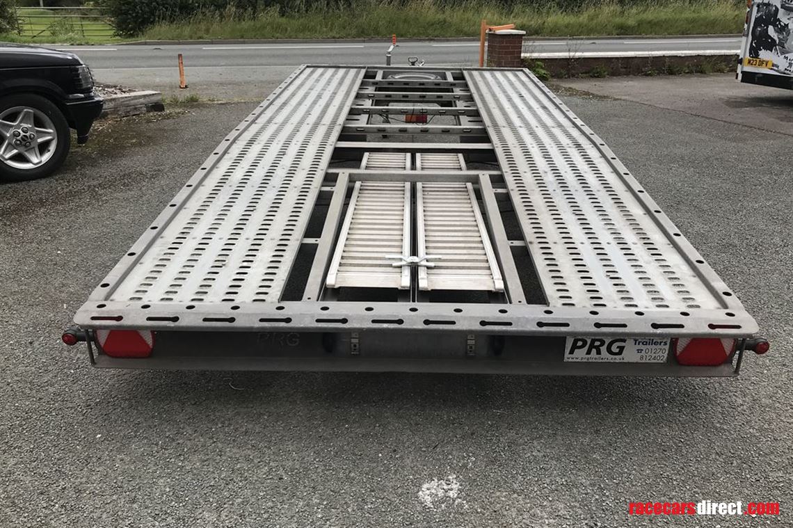 Racecarsdirect.com - PRG flat bed trailer
