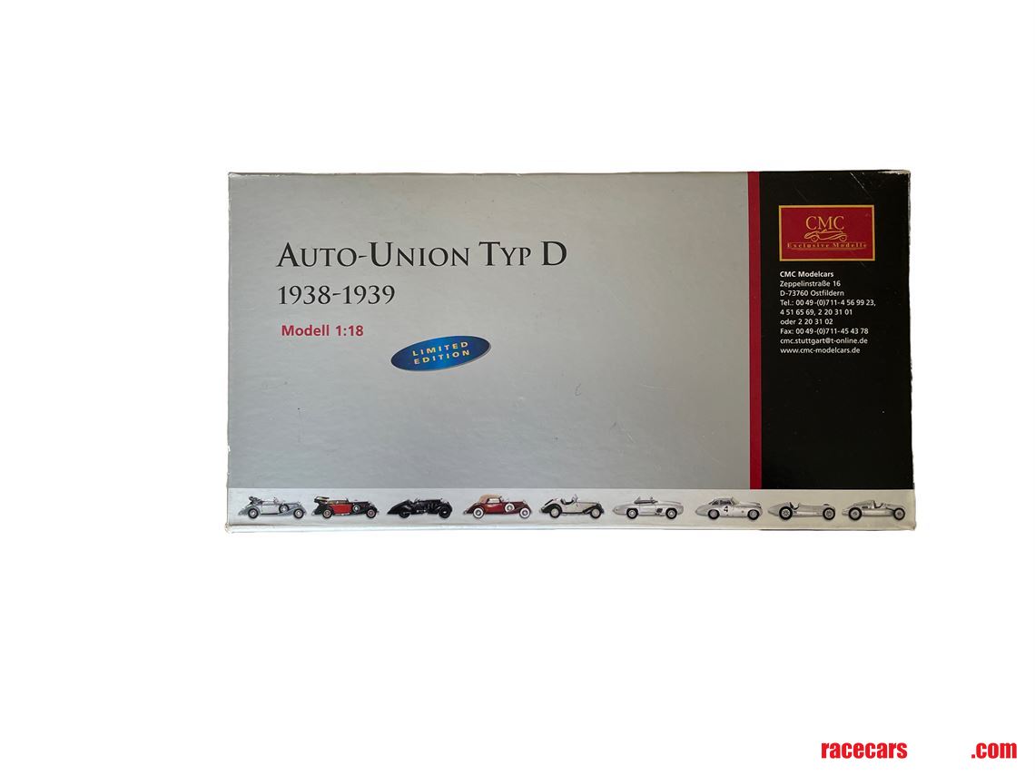 Racecarsdirect.com - Auto-Union Type D CMC High Quality 1:18 Scale Model
