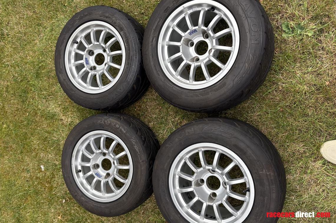 Racecarsdirect.com - 13” Braid alloy wheels with Avon ZZS tyres